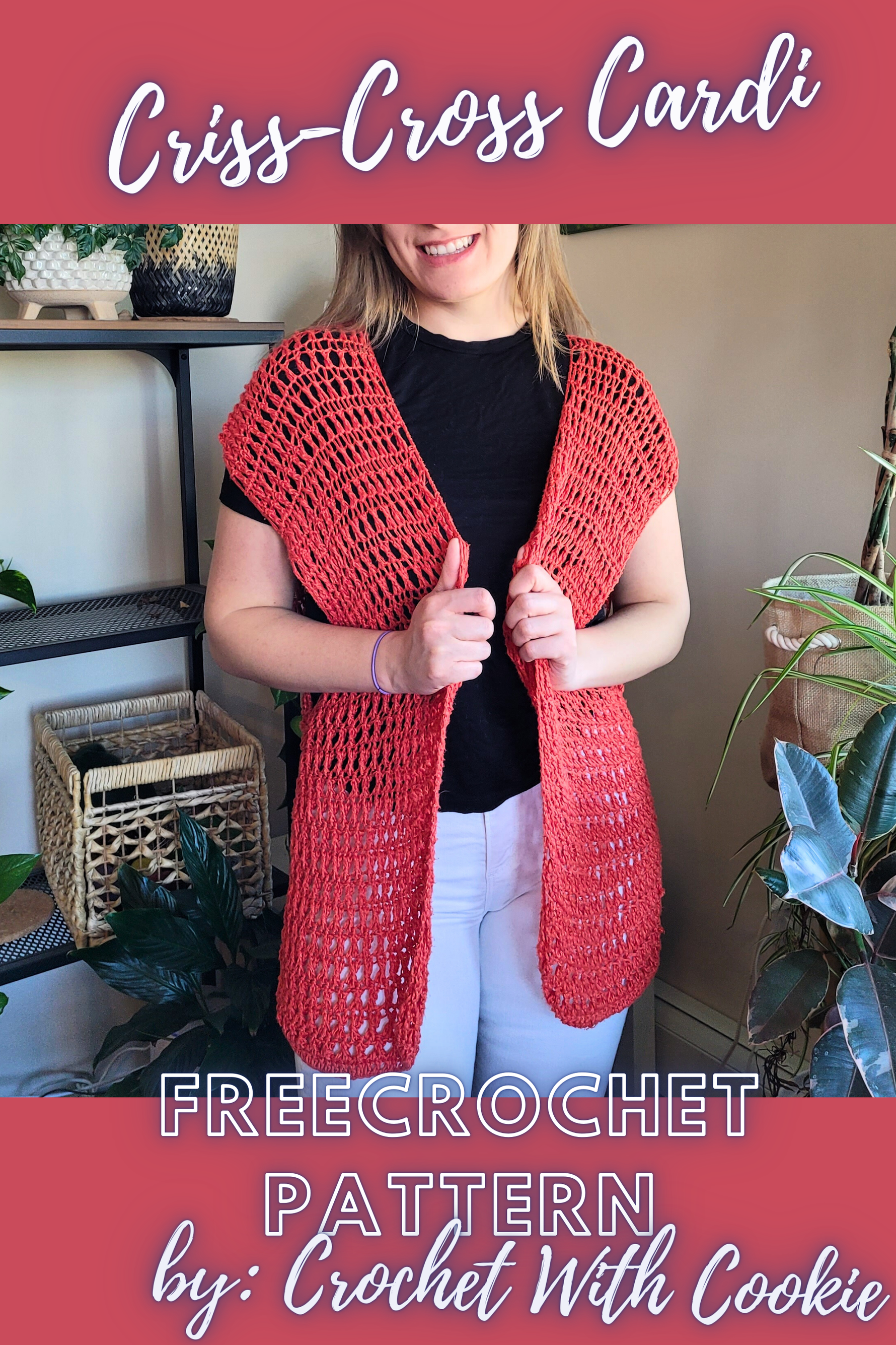 Criss-Cross Cardi - Free Crochet Cardigan Pattern – crochetwithcookie