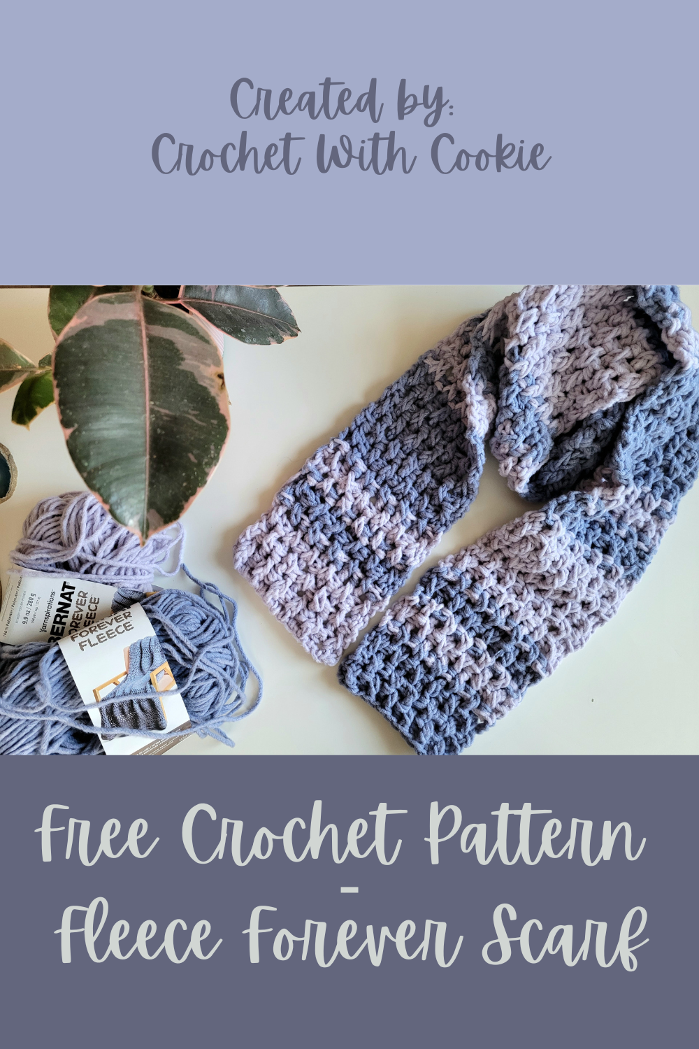 Fleece Forever Scarf - Free Crochet Pattern – crochetwithcookie