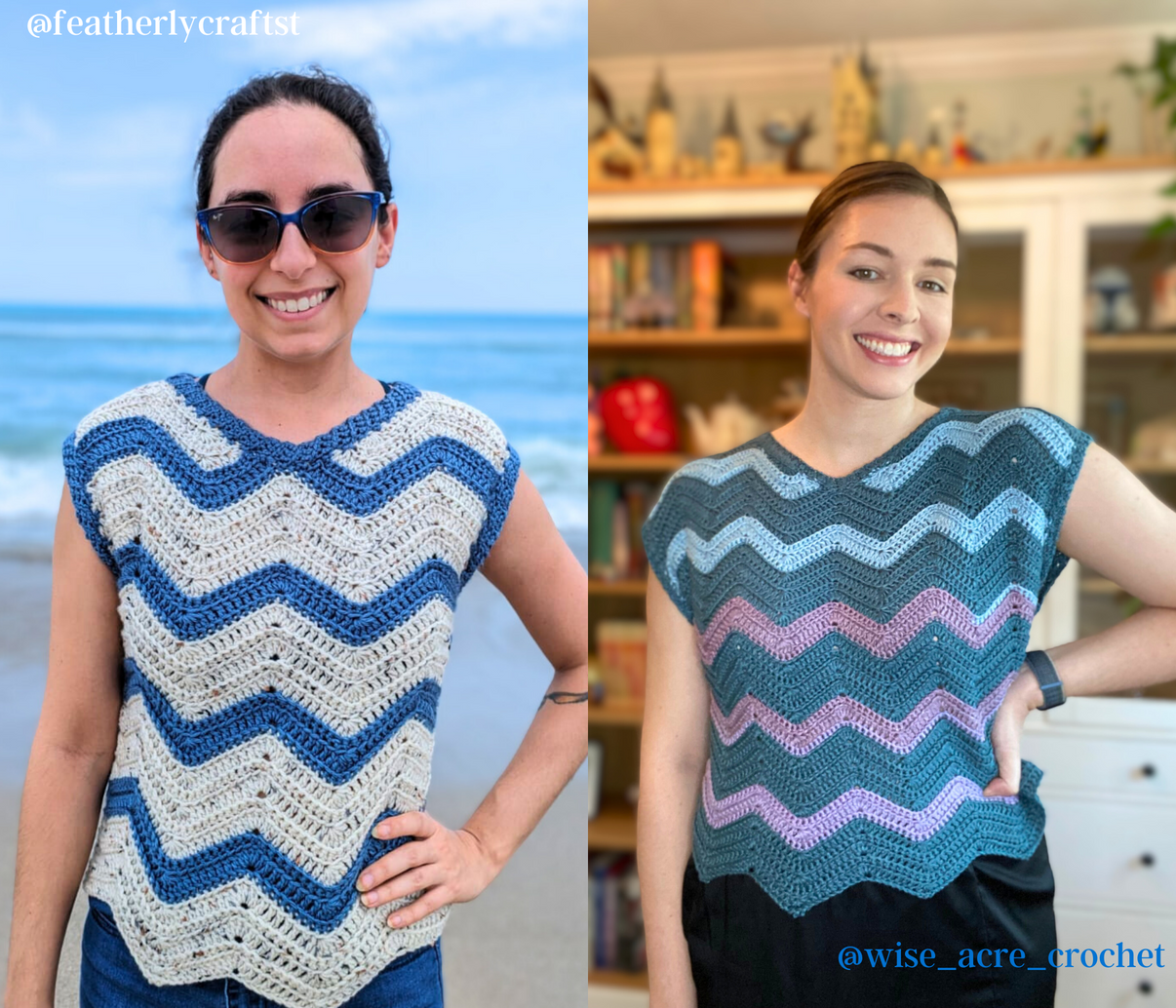 Birdie Boat Neck Crochet Pattern PDF – crochetwithcookie