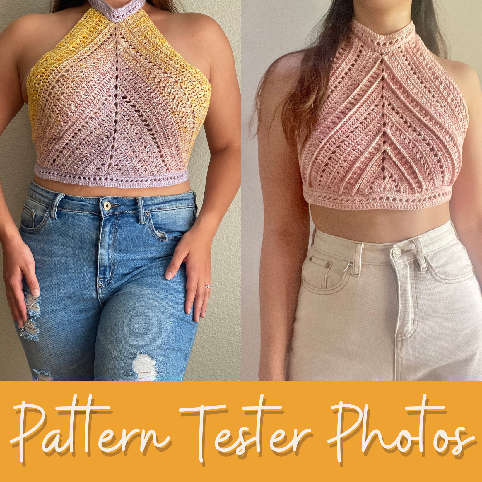 Triangle Tie Tank Crochet Pattern PDF – crochetwithcookie